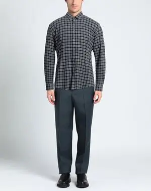 DANIELE ALESSANDRINI Shirt Size Cotton, Elastane - Blue