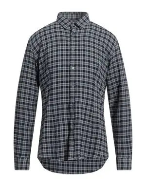 DANIELE ALESSANDRINI Shirt Size Cotton, Elastane - Blue