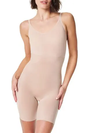 Spanx Spanxshape™ Invisible Mid-thigh Bodysuit - Champagne Beige