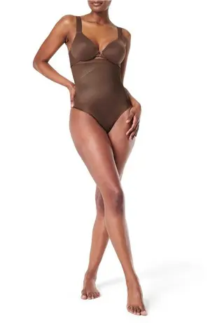 Spanx Spanxshape™ Invisible High Waist Thong - Chestnut Brown
