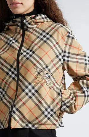 Burberry Equestrian Knight Reversible Hooded Jacket