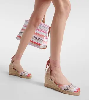 Missoni Zig Zag Eva 80 Espadrille Wedges