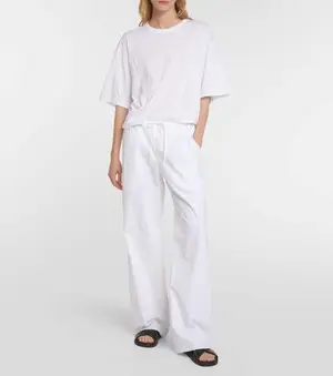 THE ROW Jugi Wide-leg Cotton Pants