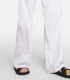 THE ROW Jugi Wide-leg Cotton Pants