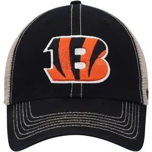 '47 Natural Cincinnati Bengals Trawler Trucker Clean Up Snapback Hat