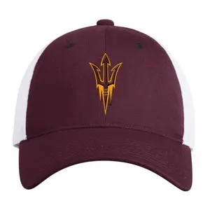Adidas Arizona State Sun Devils Mascot Slouch Trucker Adjustable Hat - Maroon