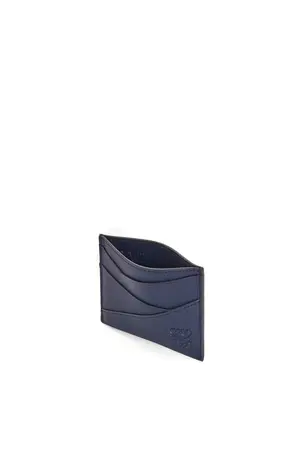 Loewe Puzzle Plain Cardholder In Classic Leather Skin Abyss Blue