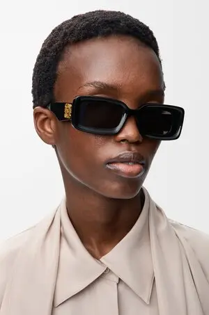 Loewe Rectangular Sunglasses - Black