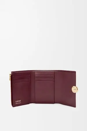 Loewe Pebble Embossed Wallets For Women