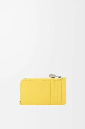 Loewe Pebble Coin Cardholder In Shiny Nappa Leather Skin Baby Corn