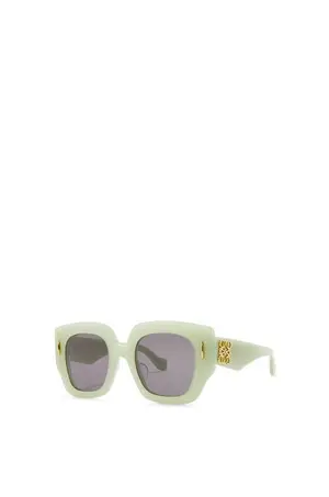 Loewe LOEWE Square Sunglasses Clay Green/spring Jade