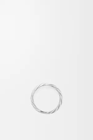 Loewe Braided Ring - Silver