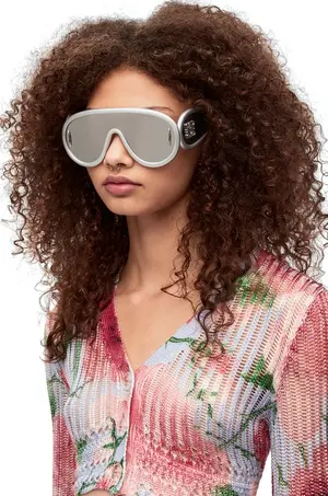 Loewe Wave Mask Sunglasses Silver