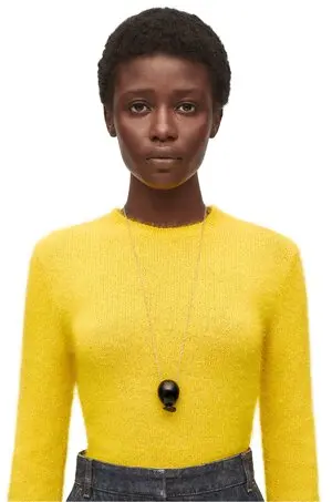 Loewe LOEWE Balloon Pendant Necklace Black