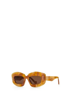 Loewe LOEWE Screen Sunglasses Marble Camel