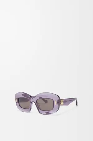 Loewe Screen Sunglasses - Transparent Purple