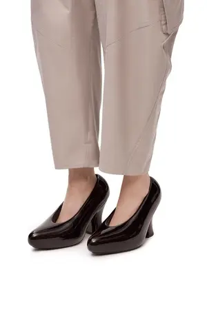 Loewe Luxury Comic Lacquered Foam Pump In Light Foam Rubber
