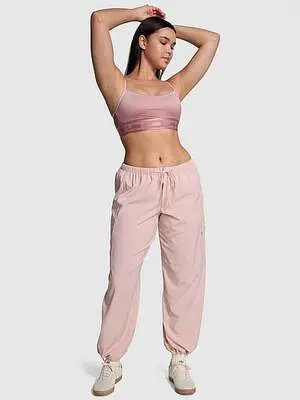Pink Tech Stretch Cargo Pants