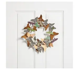 MACKENZIE-CHILDS Butterfly Wreath