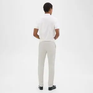 Theory Classic-fit Pant In Organic Cotton - Limestone