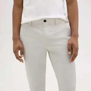 Theory Classic-fit Pant In Organic Cotton - Limestone