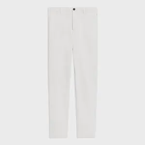 Theory Classic-fit Pant In Organic Cotton - White