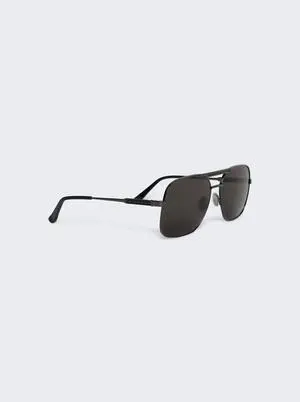KRAVITZ EYEWEAR Kravitz Eyewear Seymour Sunglasses Gunmetal Dark Grey