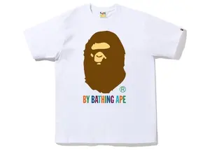 A BATHING APE Colors By Bathing Ape Tee Shirt (fw22) White Multi