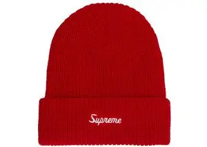Supreme Loose Gauge Beanie - Red