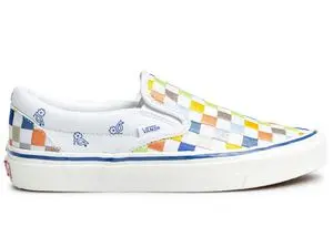VANS Classic Slip-on 98 Dx Anaheim Factory Heritage Embroidery - White