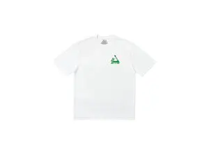 PALACE Trishadow T-shirt - White/green