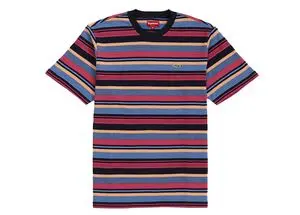 Supreme Stripe Short Sleeve Top (short Sleeve19) Navy