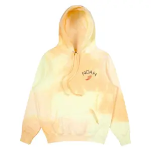 NOAH Sun Dyed Winged Foot Hoodie - Yellow