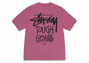 StÜssy Tough Gear Tee Shirt Berry