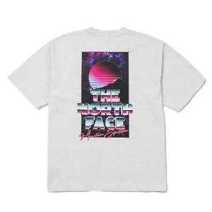 The North Face X Invincible Printed Graphic Tee Shirt - Grey
