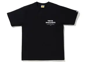 A BATHING APE Abc Camo Daruma Tee Shirt - Black/green
