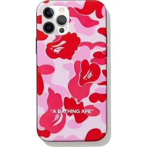BAPE Abc Camo Iphone 12 Pro Case - Pink