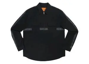 FTP Logo Tape Zip Up Work Shirt