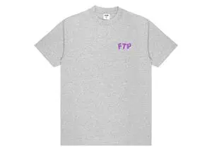 FTP 3d Logo Tee Shirt - Heather Grey