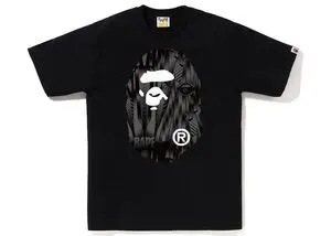 BAPE Speed Racer Big Ape Head Tee Shirt Black Black