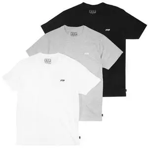 FTP X Pro Club 3 Pack Tee Shirts (fw20) Multi