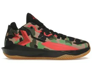 CONVERSE All Star Bb Jet Mid Camo - Black/bright Crimson/gum