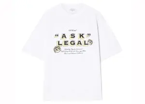 Off-White Off Ask Legal Show Tee Shirt