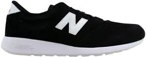 NEW BALANCE 420 Reengineered Suede Sneakers - Black/white