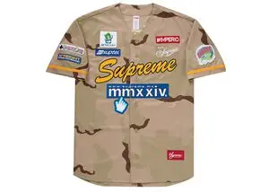 Supreme Chosen One Baseball Jersey - Desert Camo