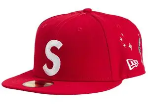 Supreme Characters S Logo New Era Cap - Red