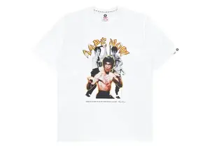 A BATHING APE X Bruce Lee #1 Tee Shirt - White