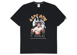A BATHING APE X Bruce Lee #1 Tee Shirt - Black