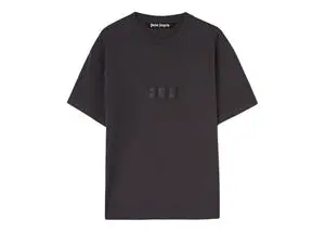 Palm Angels Garment Dye Box Logo T-shirt - Black/white