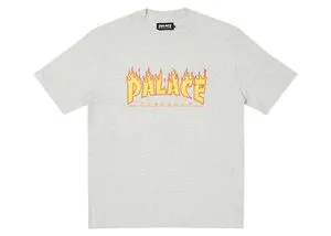 PALACE X Thrasher T-shirt - Grey Marl